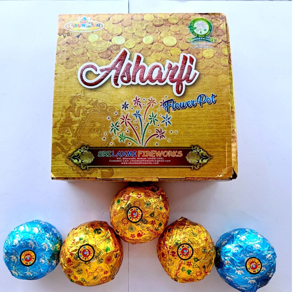 Asharfi Mud Flower Pot (5 Pc Per Box) - Jaipur Fireworks