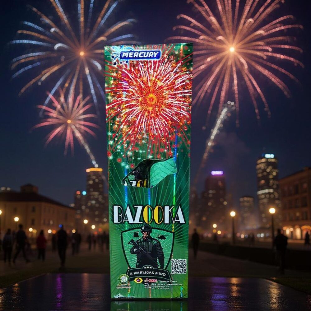 3” Bazooka from Mercury Fireworks - Jaipur Fireworks